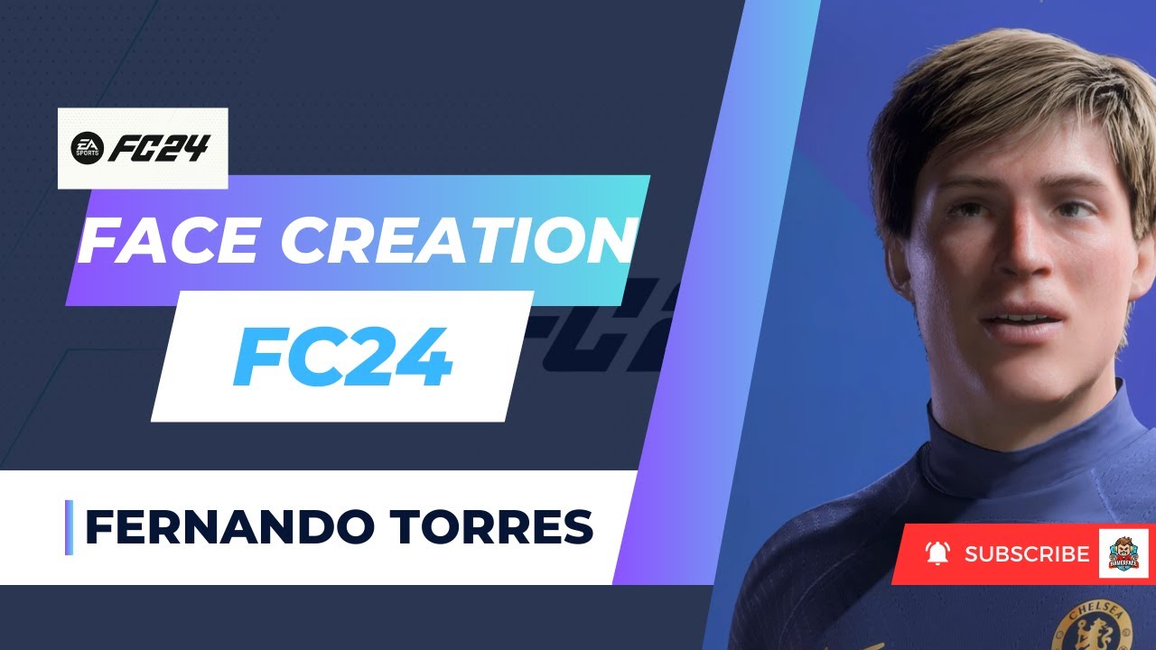EA SPORTS FC 24 Fernando Torres Face Creation - YouTube