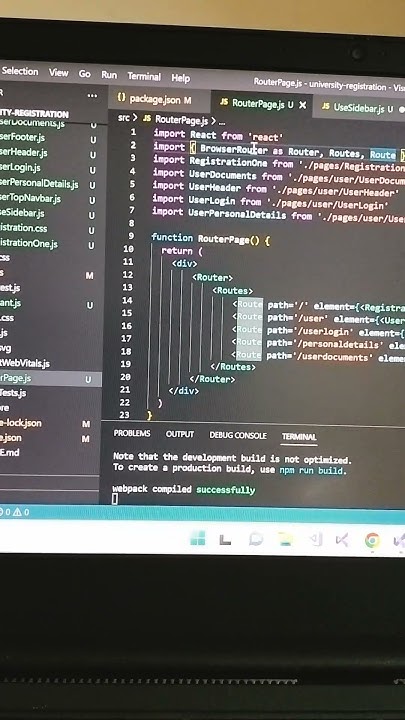 React Routing in 60 seconds #shorts #reactjs #javascript - YouTube