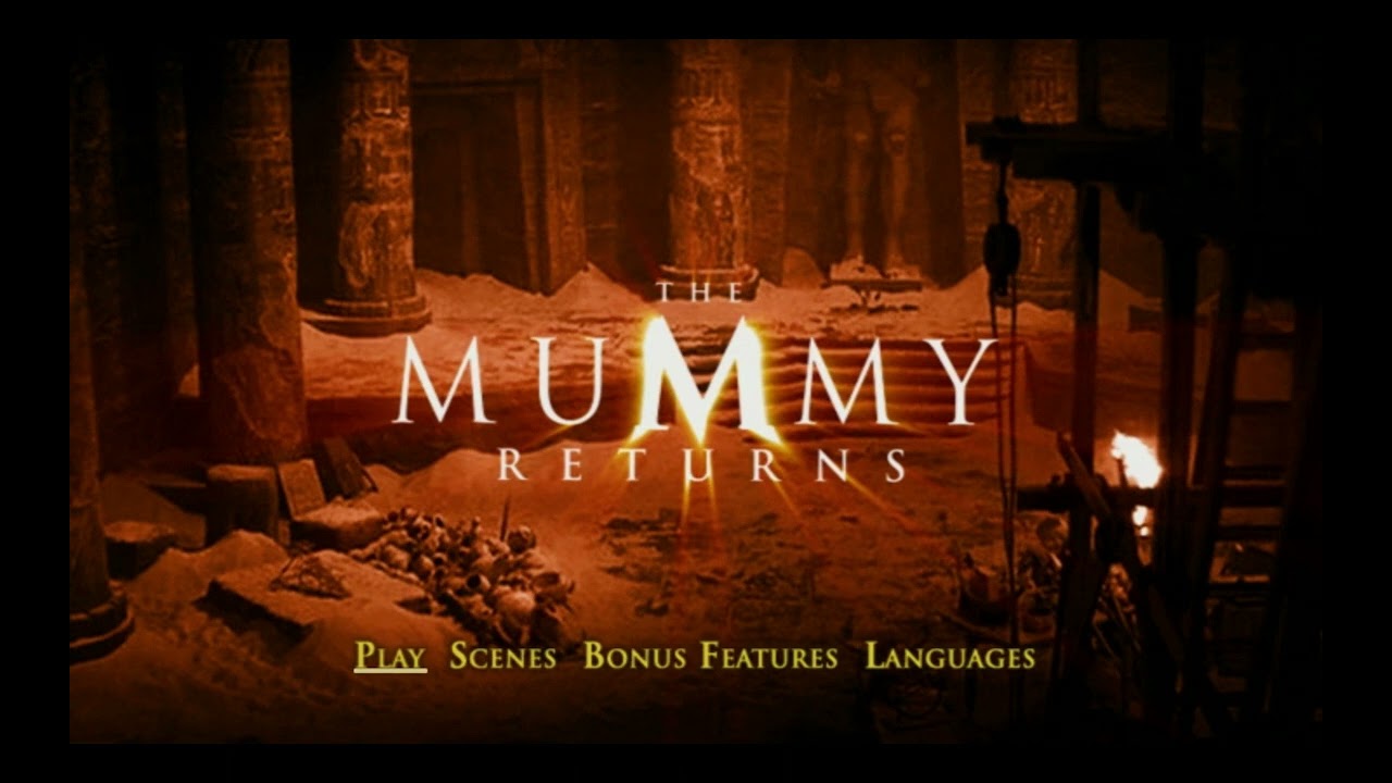 The Mummy Returns DVD Menu - YouTube