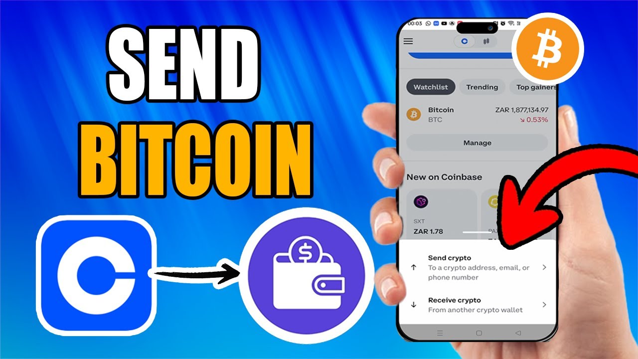 How To Send Bitcoin From Coinbase To Another Wallet - New Method - YouTube
