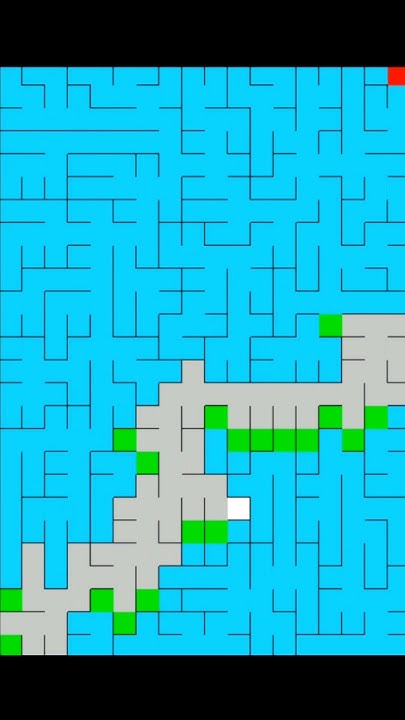 Watch The Prims Algorithm Create A Maze And A Star Solve It Built With Python And Pyglet