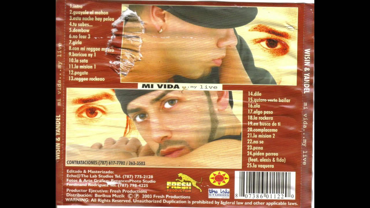 Wisin & Yandel mi vida My life guayale el mahon - YouTube