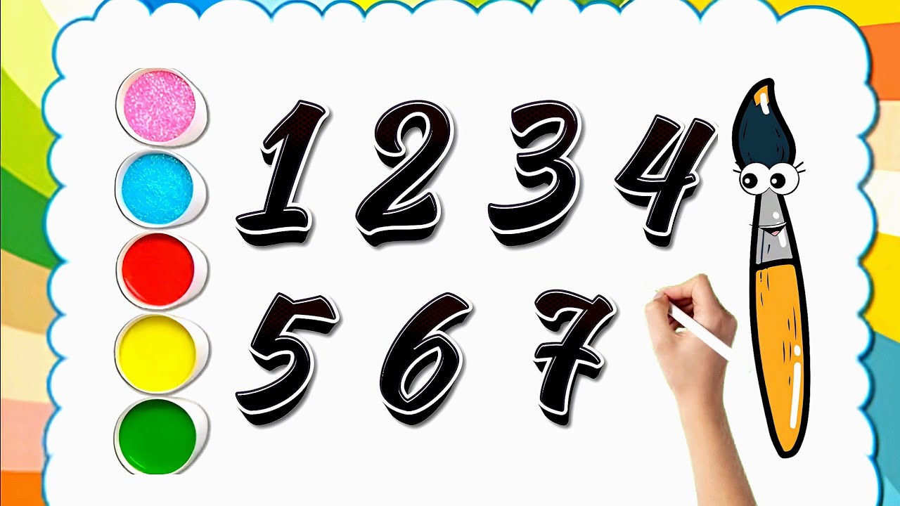 Let's learn number/123 number/numbers learning for kids & toddlers/kids ...