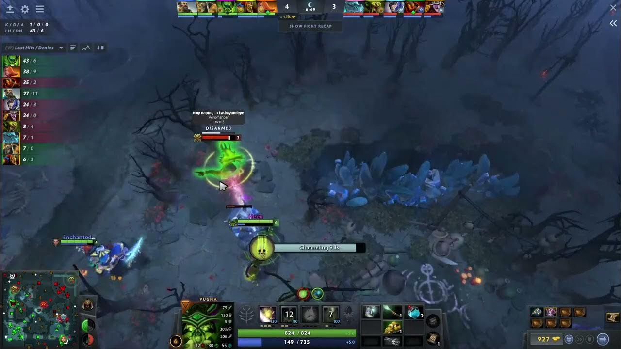 How to lane mid pugna (Sumail) vs ember spirit - Dota 2 - YouTube