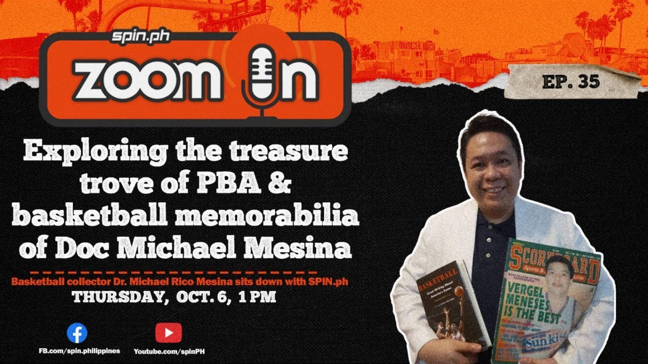 Spin Zoom In with basketball collector Dr. Michael Rico Mesina - YouTube