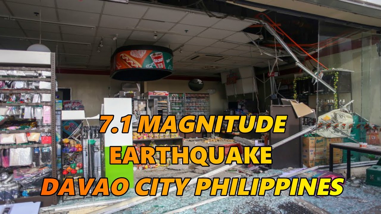 7.1 magnitude Earthquake in Davao City Philippines - YouTube