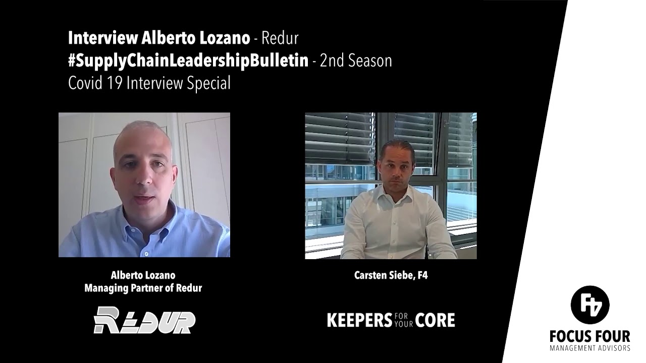 #6 Covid19 Interview Alberto Lozano, Managing Partner Redur - YouTube