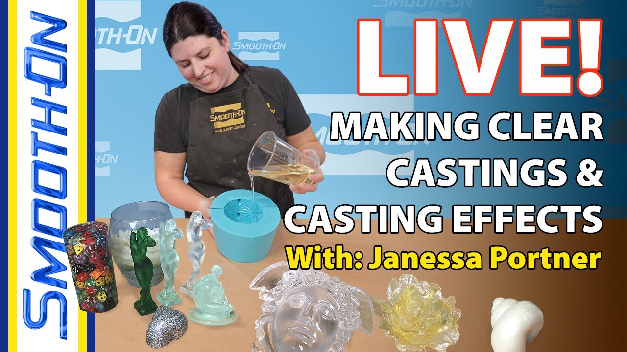 LIVE! - Making Clear Castings & Casting Effects - YouTube