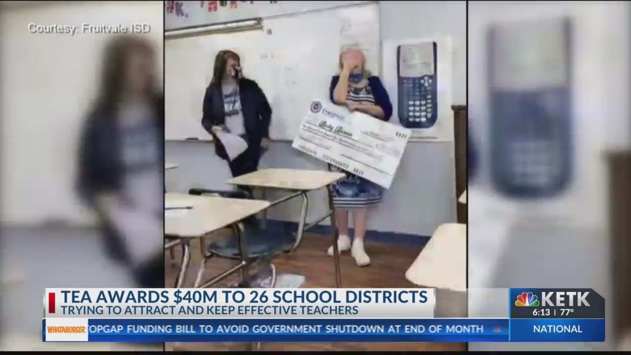 TEA distributes $40 million to Texas school districts in order to help ...