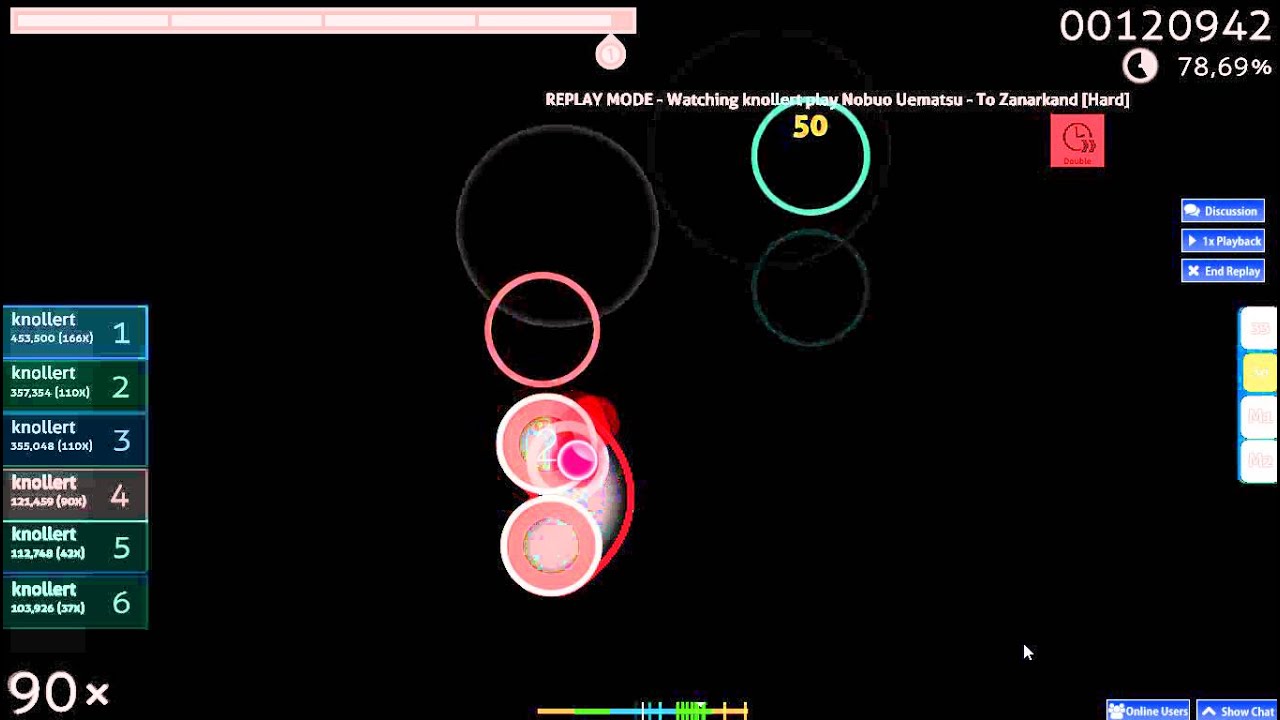 osu! final fantasy X to zankard hard double time - YouTube