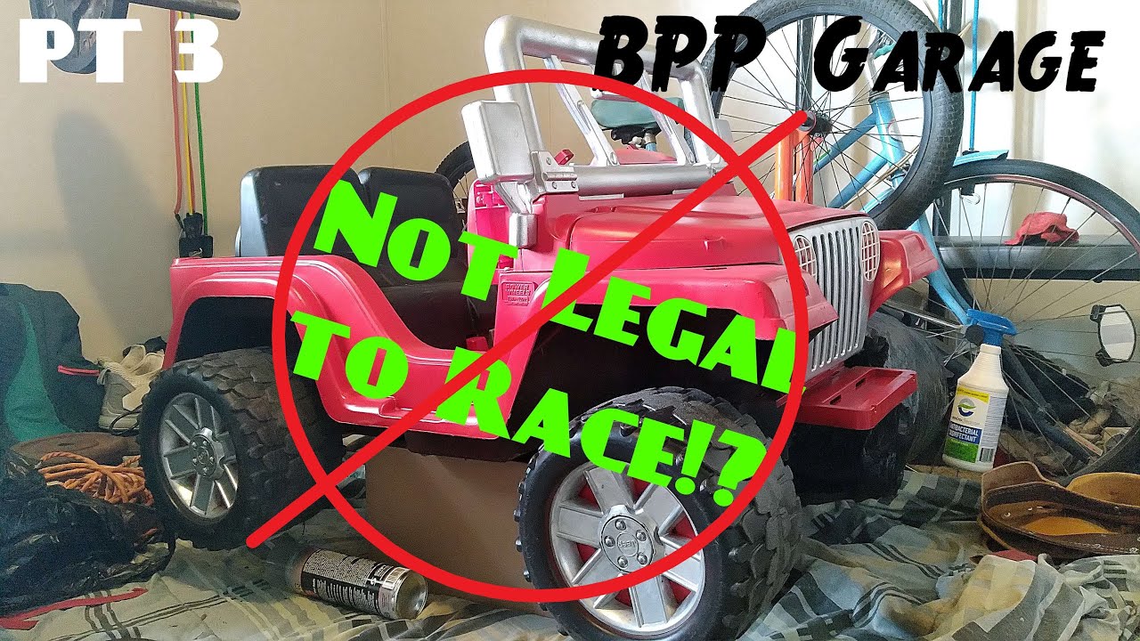 CUSTOM POWER WHEELS REBUILD PT 3 They wouldn't let us RACE - YouTube