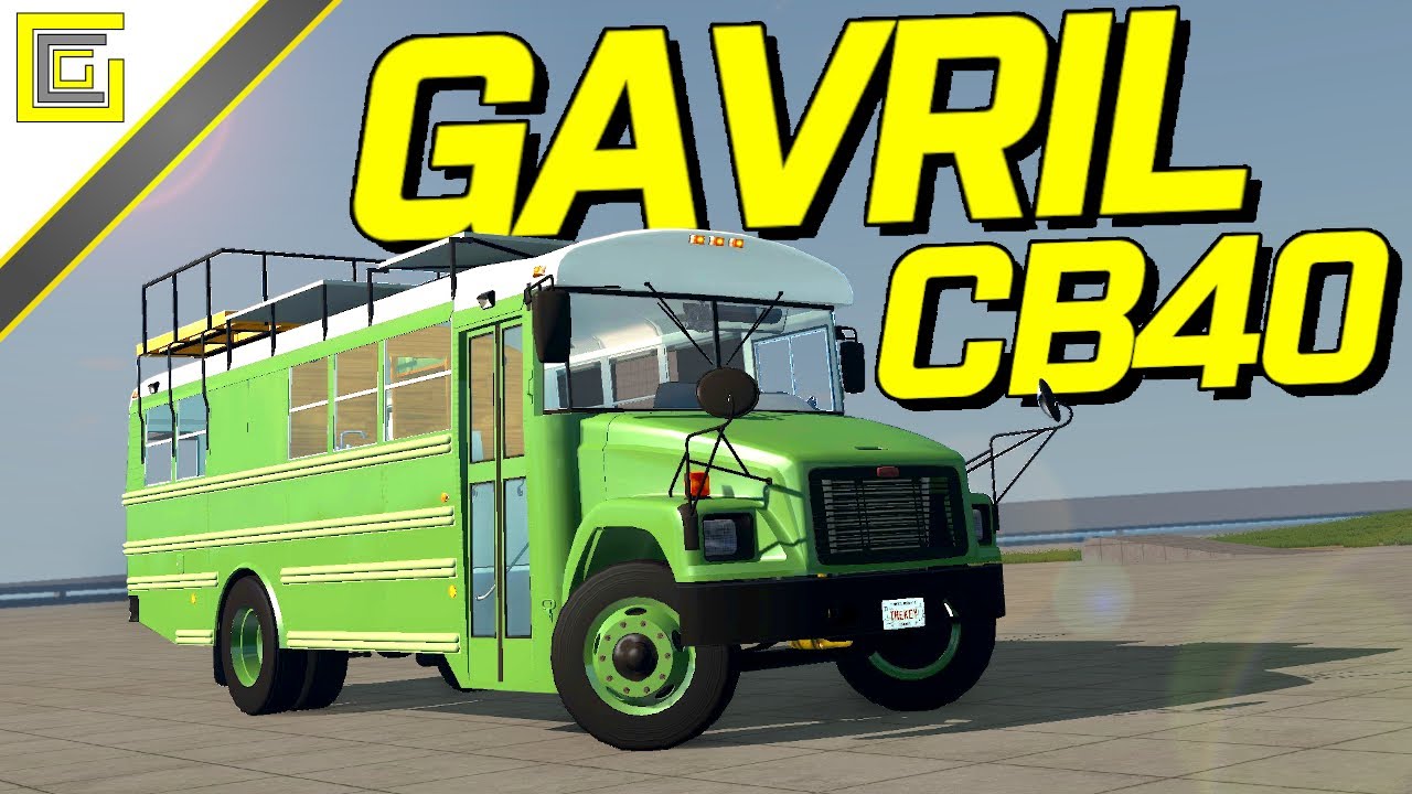 GAVRIL CB40 BUS MOD! I BeamNG Drive Crashes #1867 [Alpha] - YouTube