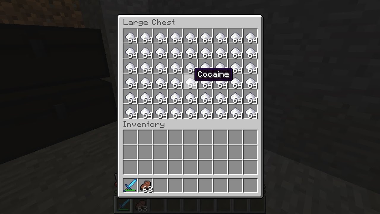 Minecraft Drugs - Cocaine! - YouTube