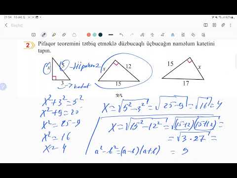 Pifaqor teoremi - YouTube