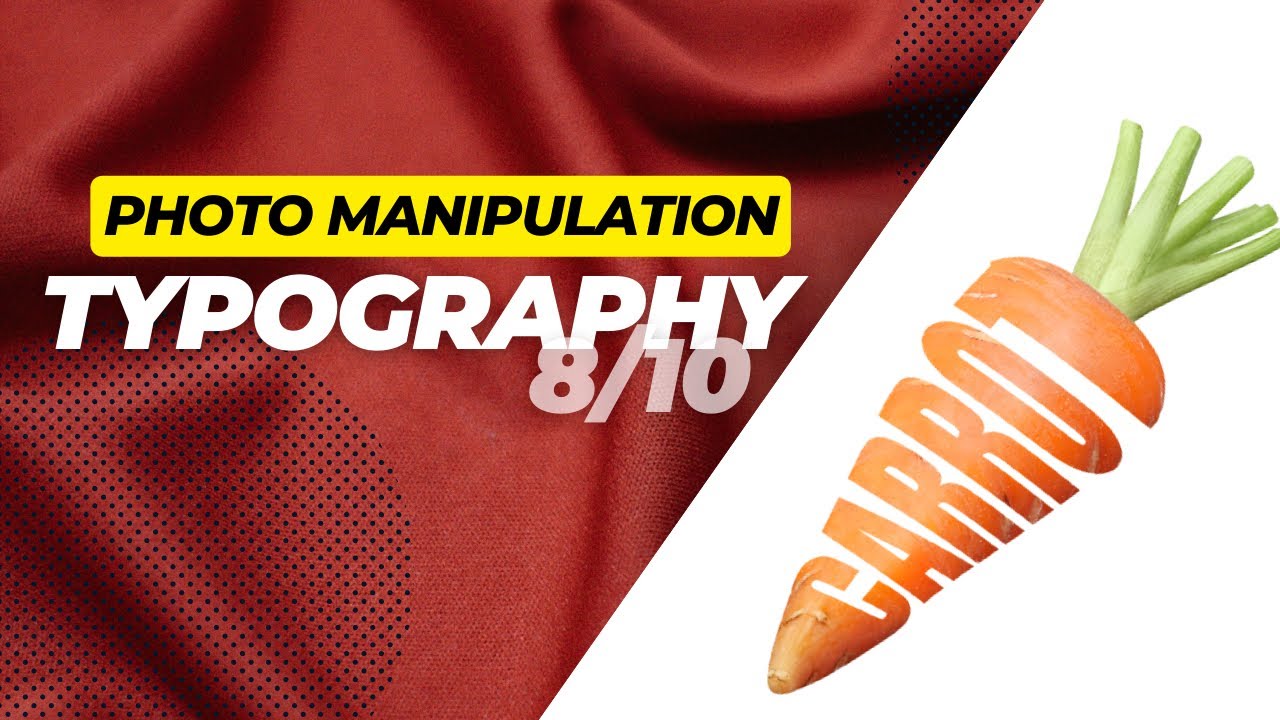 Photo manipulation - typography - photoshop tutorial - YouTube