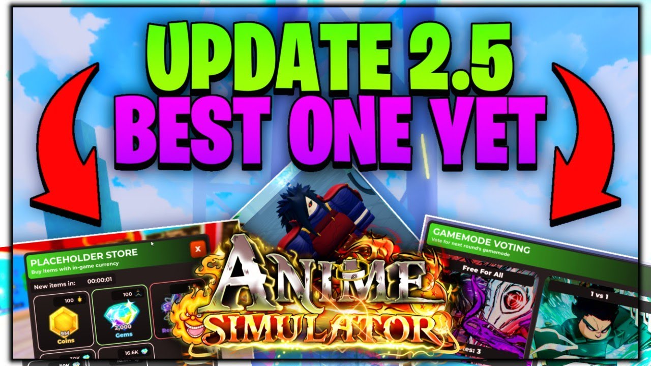 UPDATE 2.5 IS THE BEST ONE YET IN ANIME SIMULATOR | STATE OF THE GAME ...