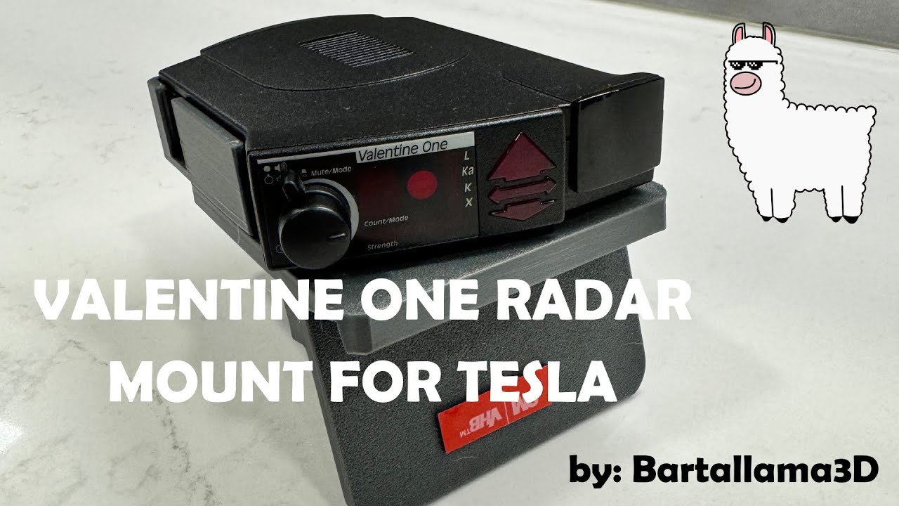 Radar Holders for Tesla and C8 Corvette - Precision Fit, Non-Permanent ...