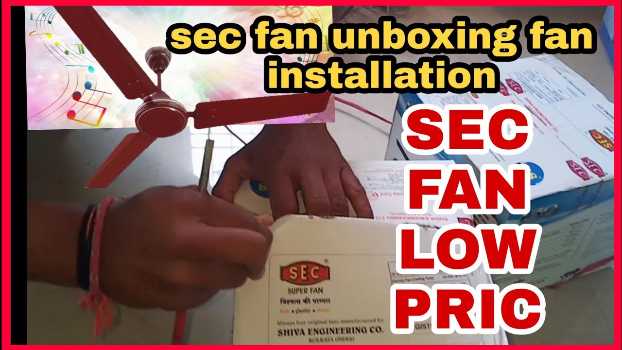 SEC fan unboxing & review || sec fan installation || srmp technical ...