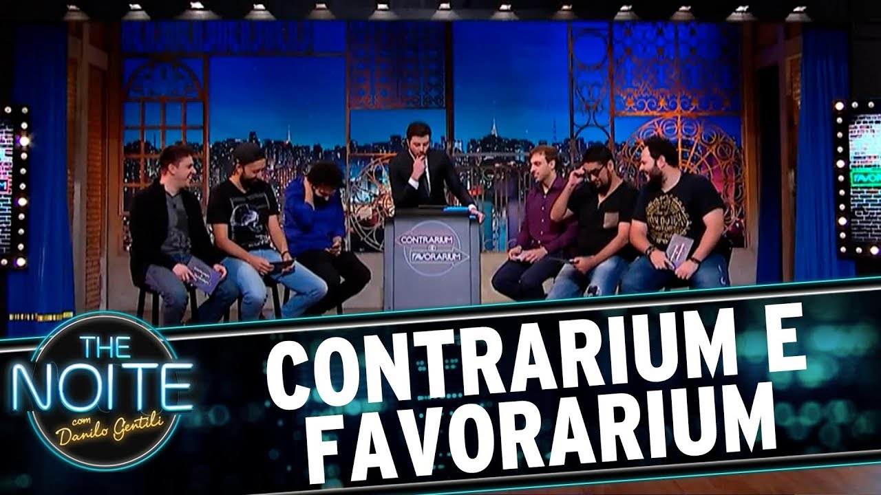 Contrarium e Favorarium: Murilo critica gemidão do zap | The Noite (02 ...