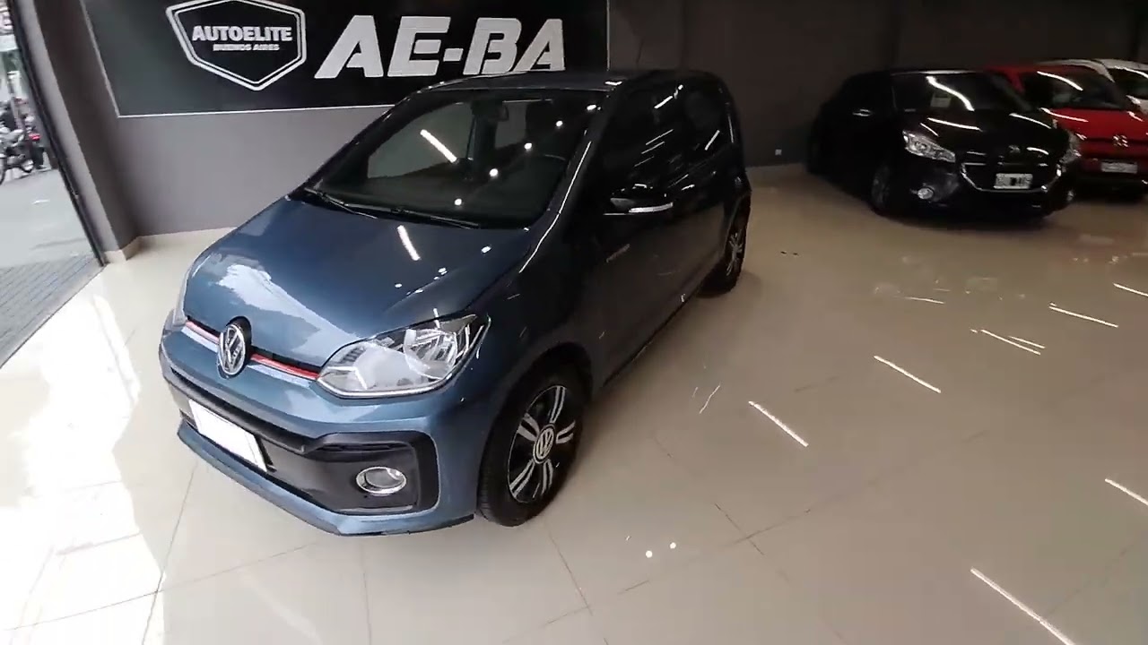 VOLKSWAGEN UP 1.0 TSI PEPPER 2017 AZUL - YouTube