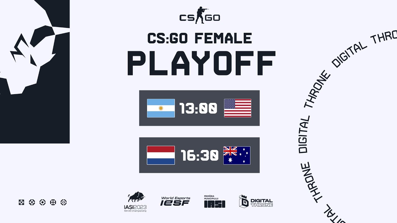 LIVE: CS:GO FEMALE | IESF WORLD ESPORTS CHAMPIONSHIP - YouTube