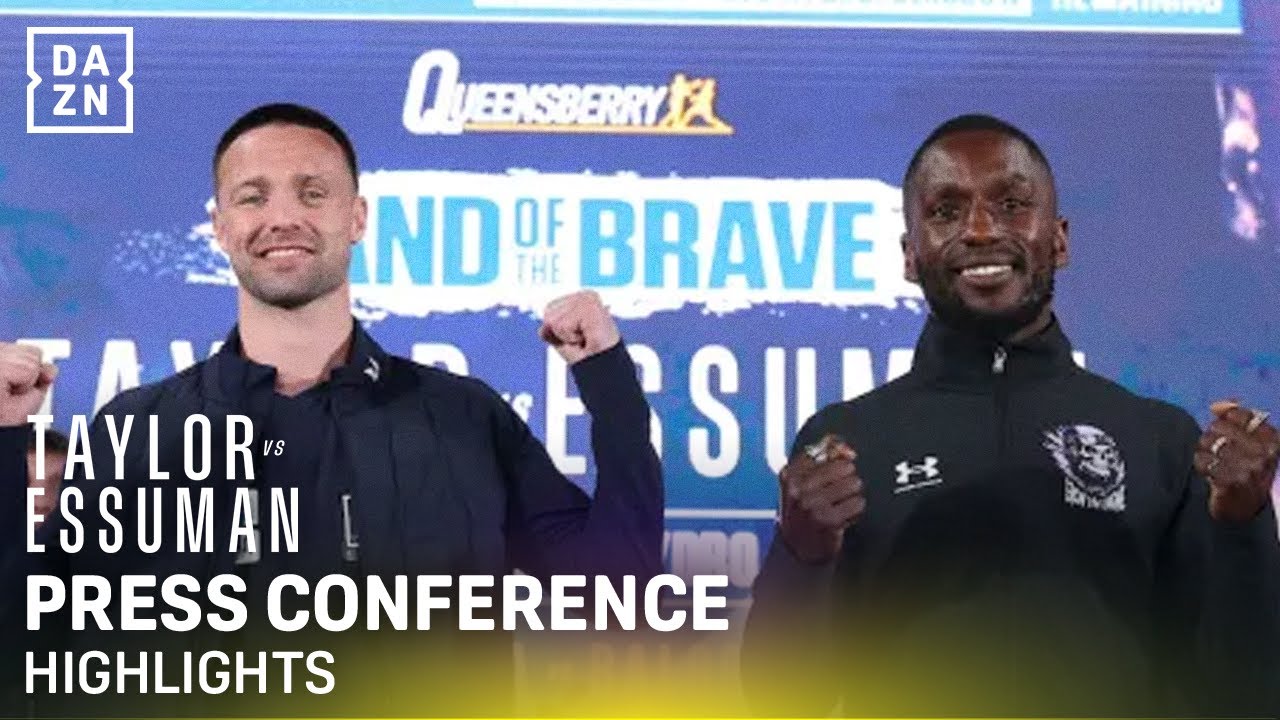 JOSH TAYLOR VS. EKOW ESSUMAN | PRESS CONFERENCE HIGHLIGHTS » Boxing Videos