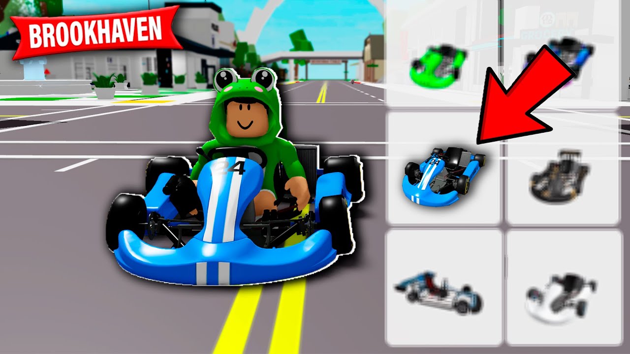 NOVOS KARTS no BROOKHAVEN! ROBLOX - YouTube