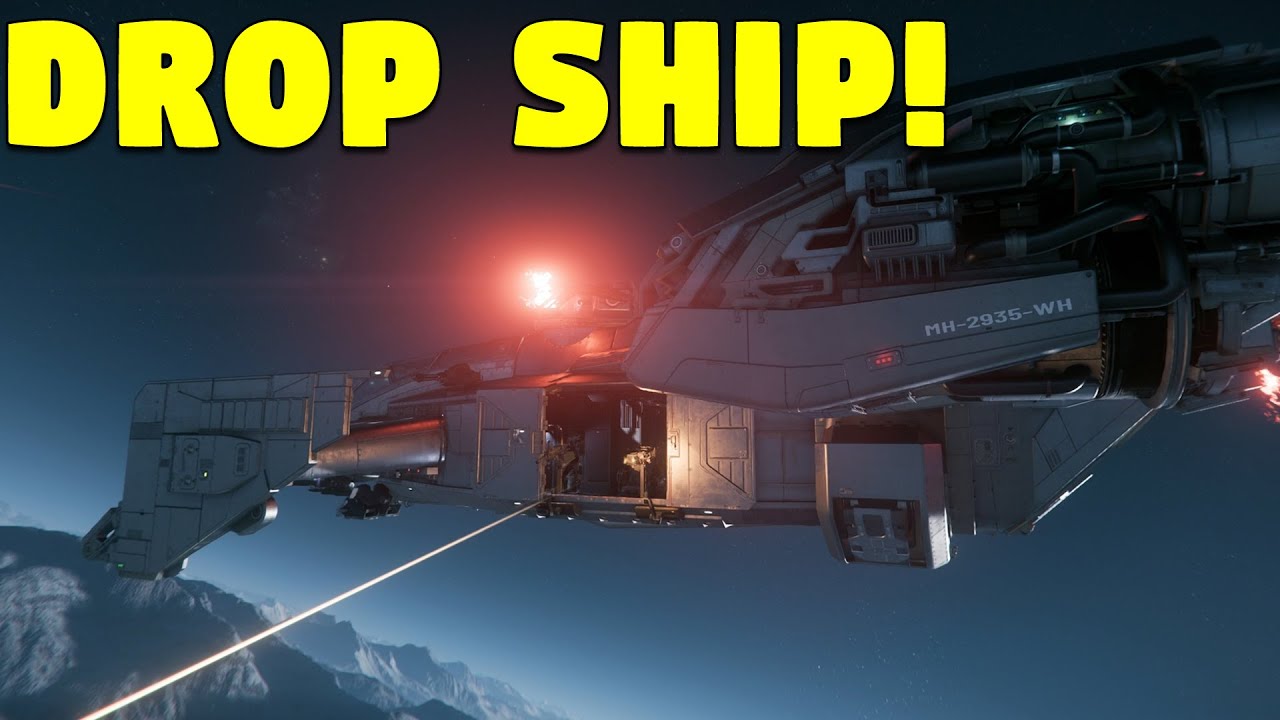 Star Citizen - Drop Ship! - YouTube