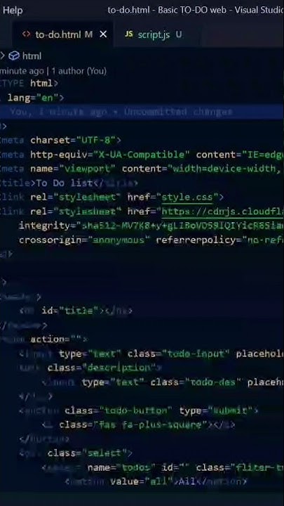 A Basic TO-DO Webapp by HTML CSS JavaScript|| Oasis Infobyte #css #html #javascript # ...