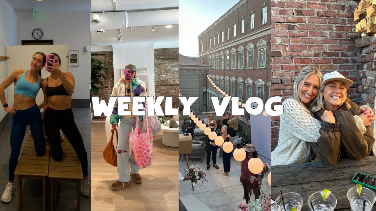 WEEKLY VLOG | liv comes to visit, workouts, vici event - YouTube