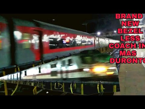 Brand New Bezel Less 3AC LHB Window mix Coach In Action With 12269 MAS ...