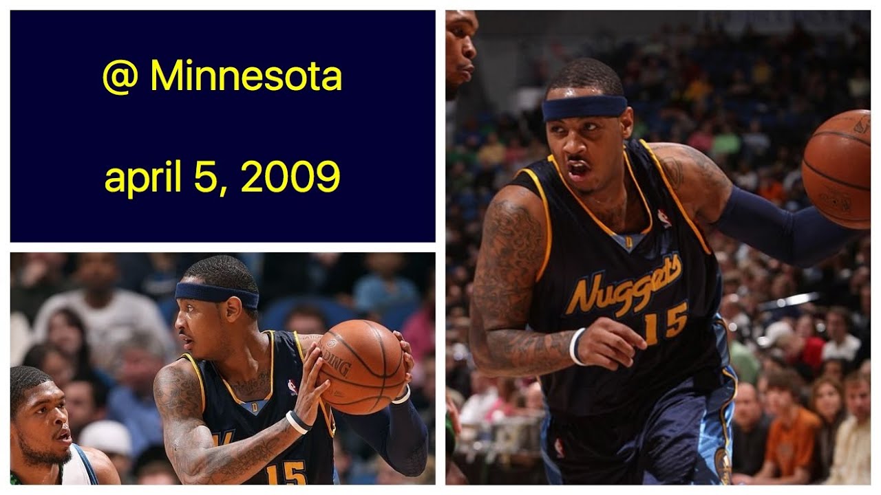 Carmelo Anthony 23 pts @ Minnesota Timberwolves Highlights (april 5 ...