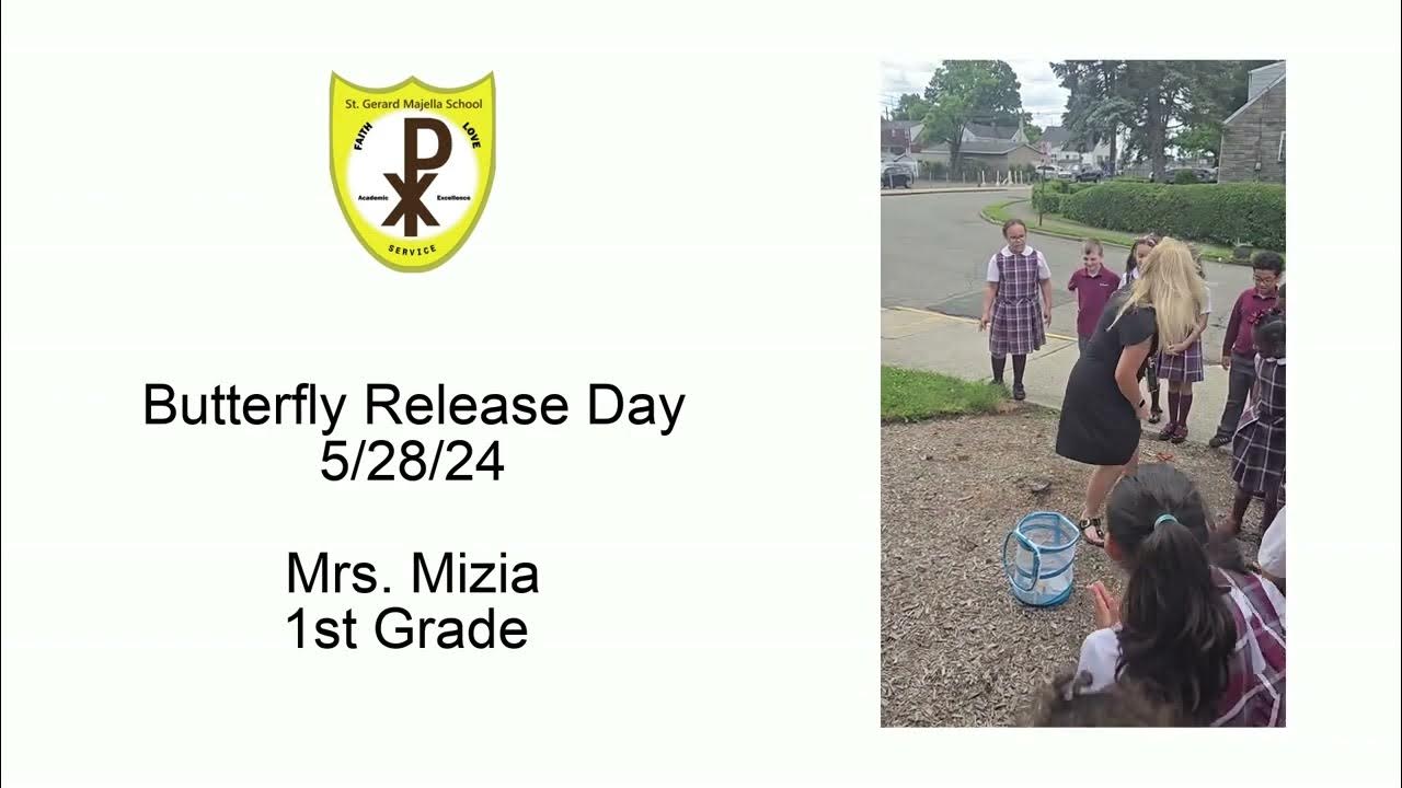 Butterfly Release Day In First Grade - YouTube