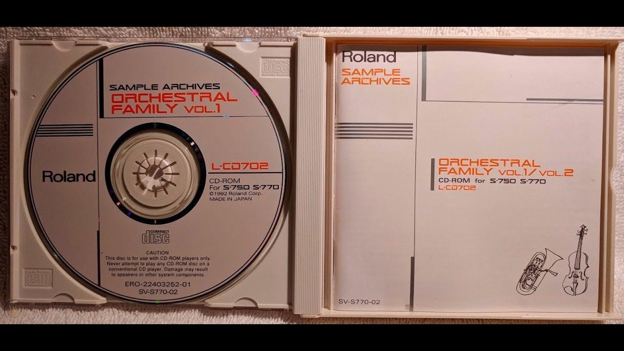 Roland - Sample Archives - L-CD702 Orchestral Family Vol.1 & 2(Roland S ...