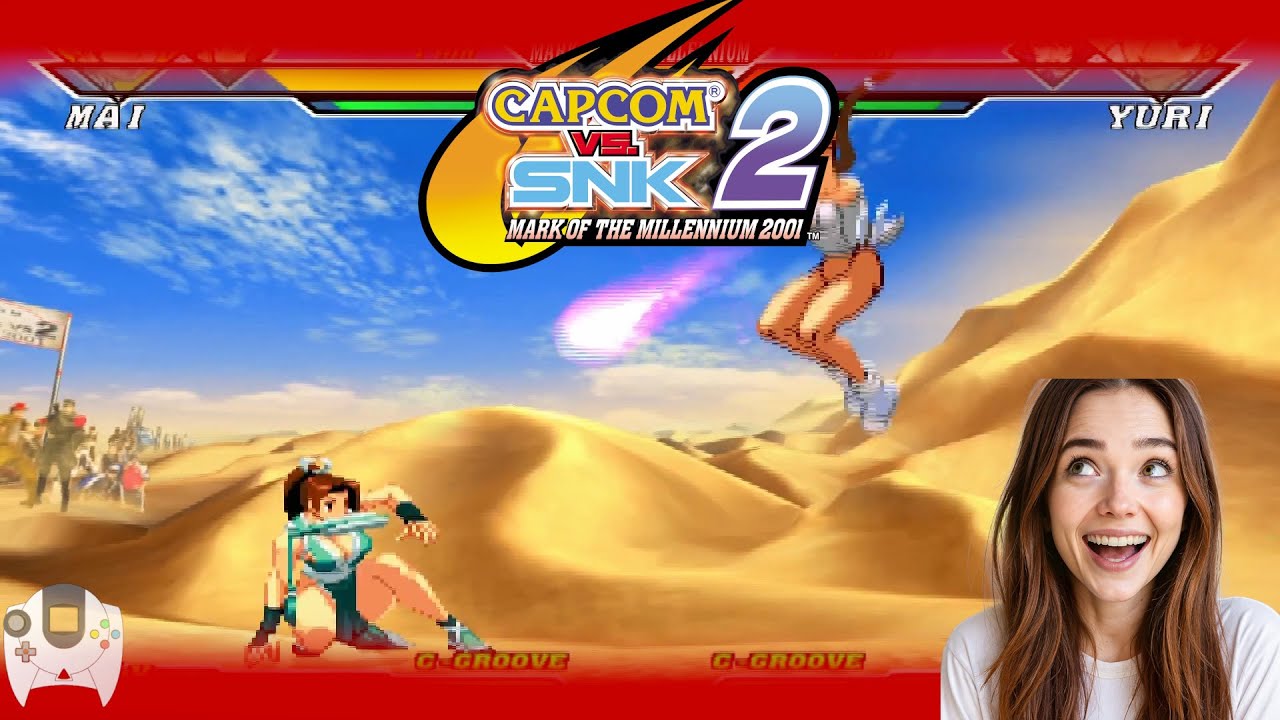 Yuri, Mai VS Mai, Yuri and Athena - Capcom vs. SNK 2 - Mark of the ...