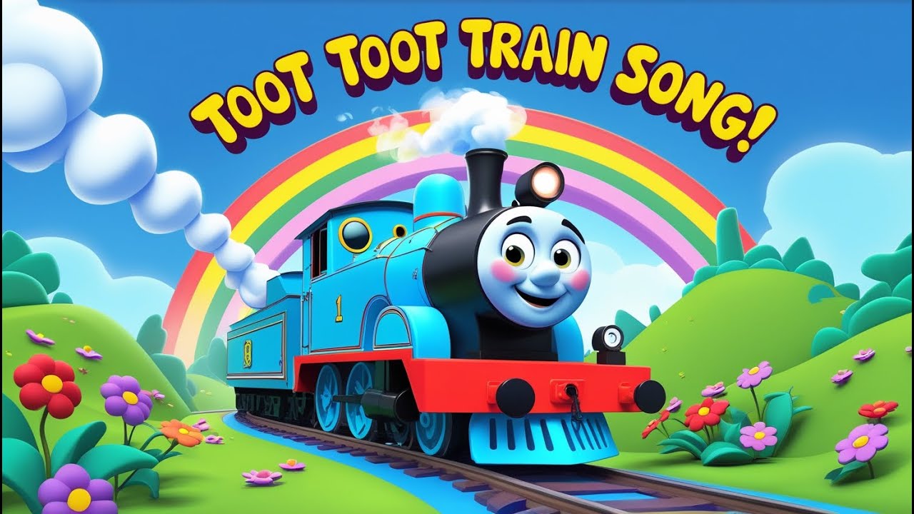 Toot Toot Train Song 🚂🎶 | nursery rhymes | kids poem & song | - YouTube