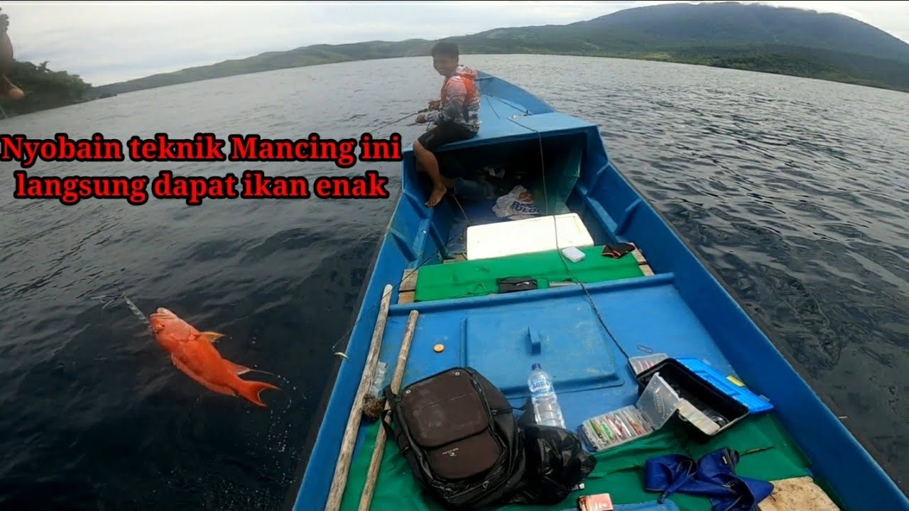 Pertama kali mencoba mancing memakai teknik jigging #1 - YouTube