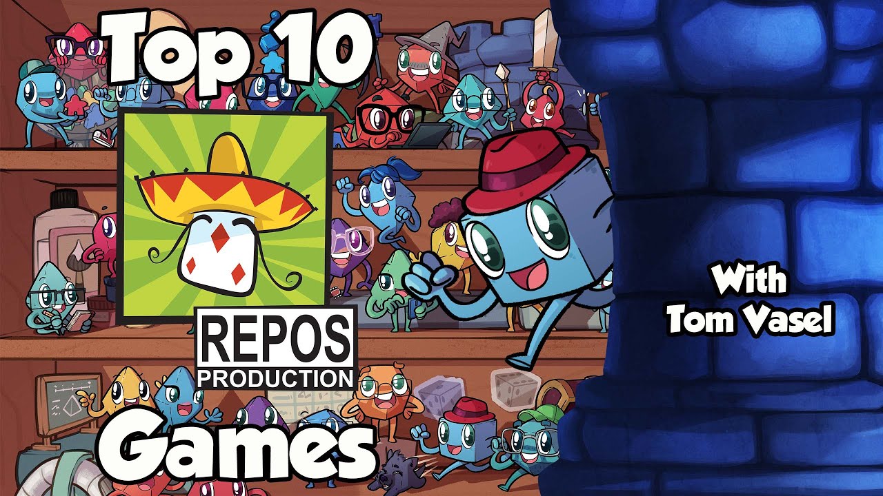 Top 10 Repos Productions Games - with Tom Vasel - YouTube