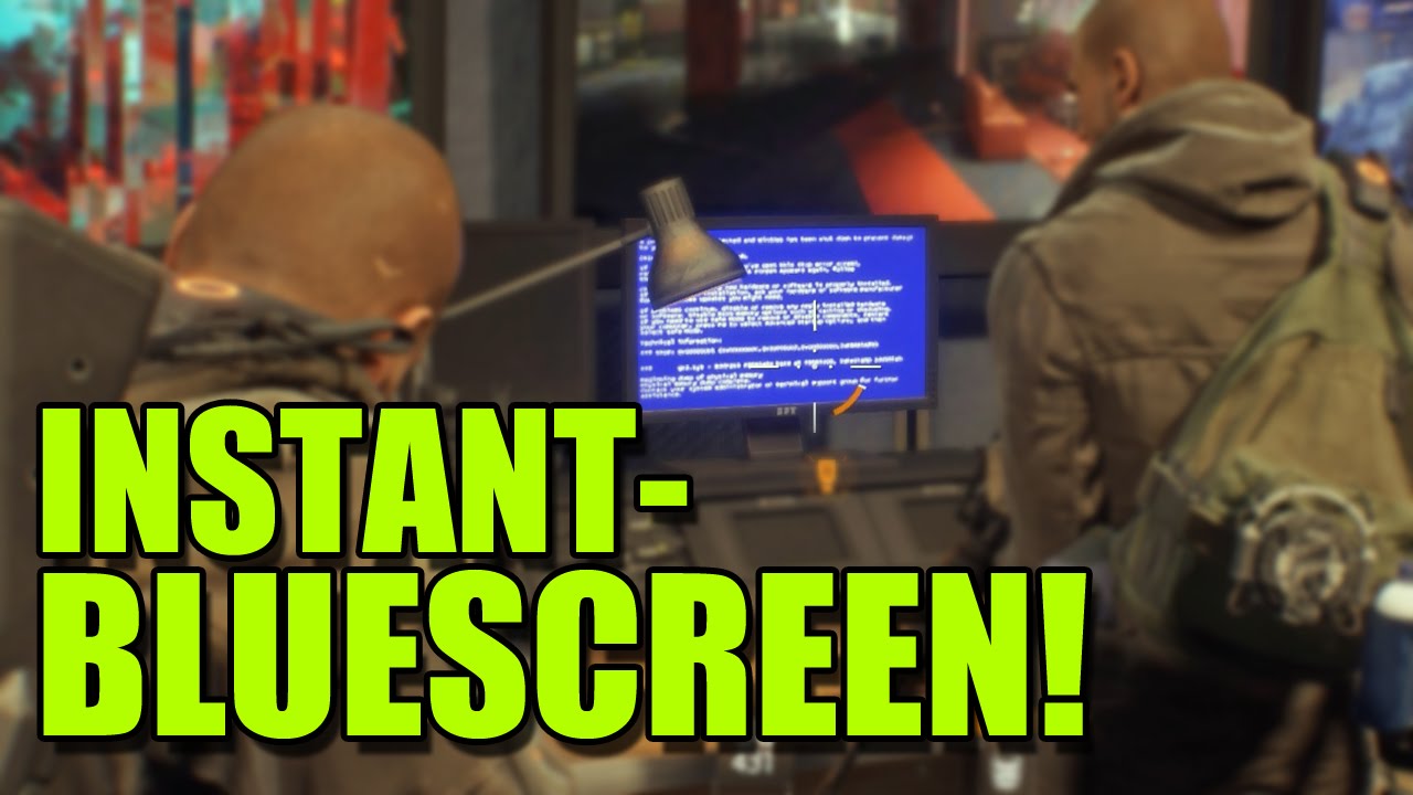 INSTANT-BLUESCREEN! - The Division BETA mit Zander | Ranzratte1337 ...
