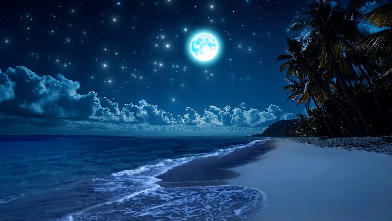Fall Asleep QUICKLY - Ocean Waves Sounds Help Deep Sleep - Clear Your ...