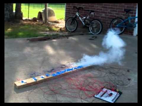 Electronic Firework Ignition System Demo - YouTube