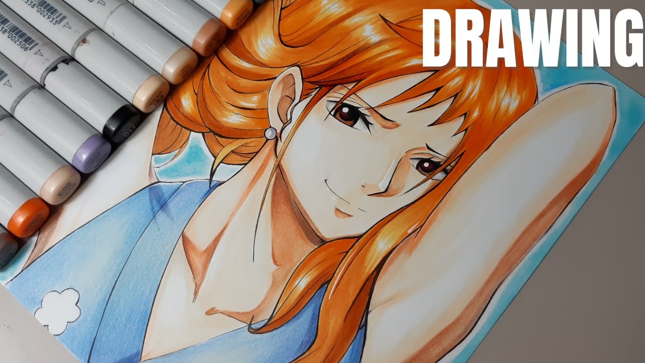 Desenhando Nami | Drawing Nami | One Piece - YouTube