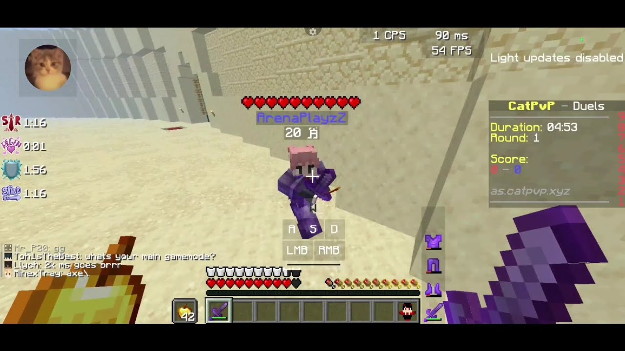 PVP WITH ArenaPlayzZ Pojavlauncher (keyboard and mouse) - YouTube