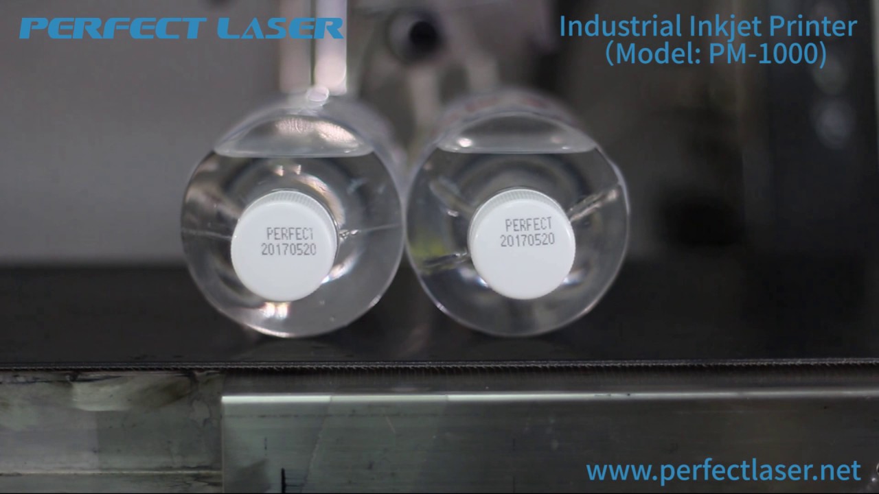 High Quality Inkjet Printer for Barcode and Glass - YouTube