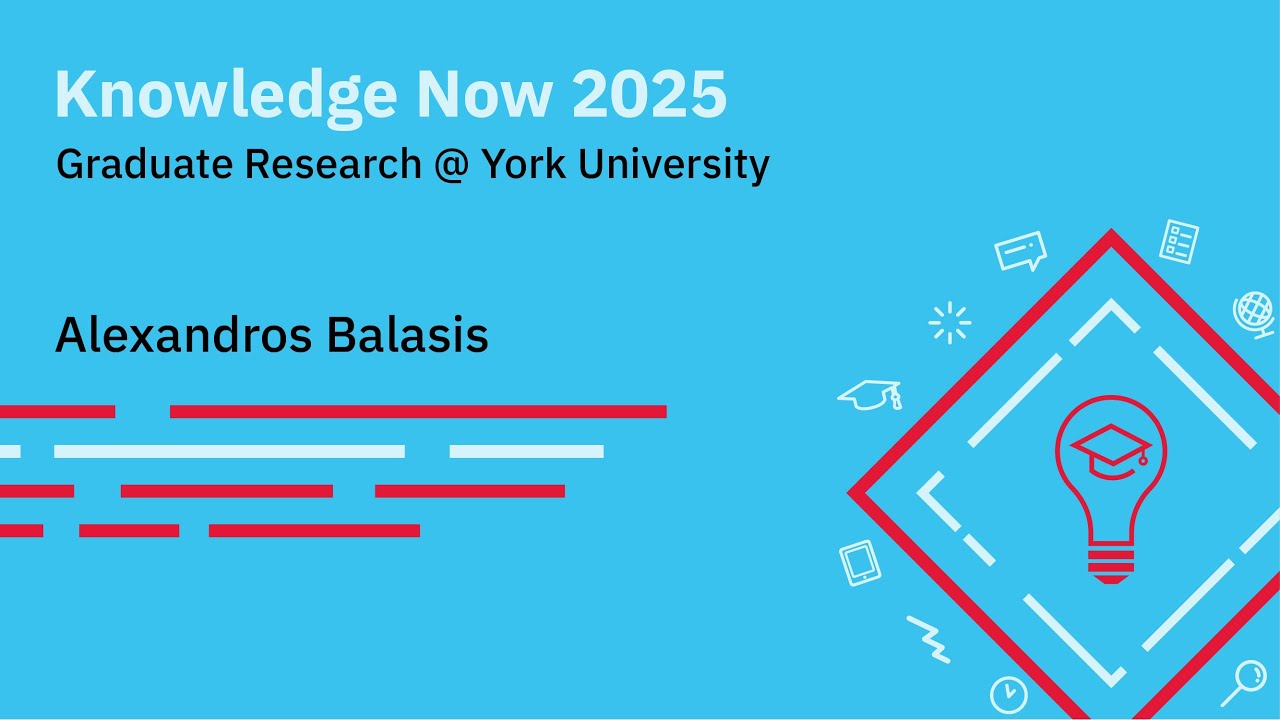 Knowledge Now - Graduate Scholar: Alexandros Balasis - YouTube
