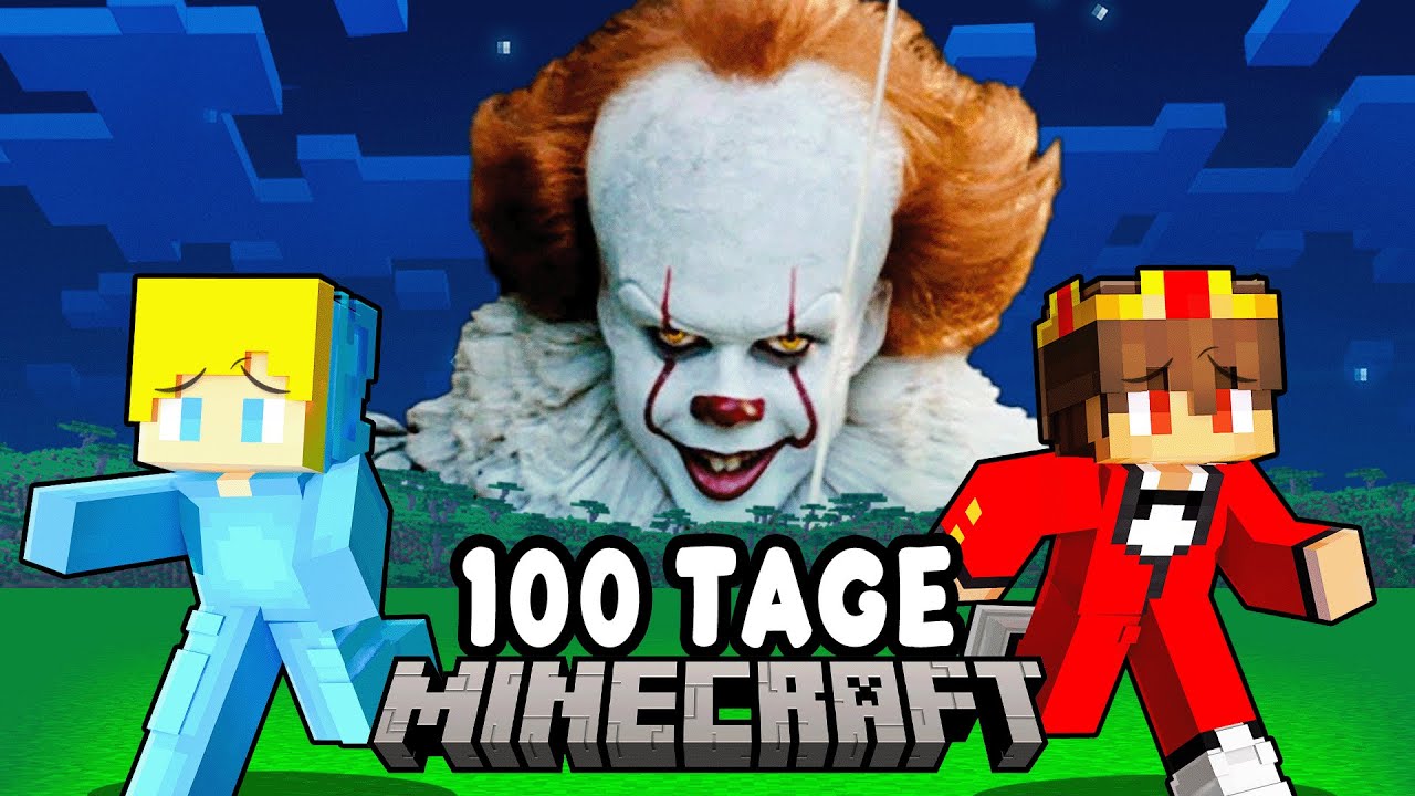 Ukri und Semlaki ÜBERLEBTEN 100 Tage mit PENNYWISE in Minecraft! - YouTube