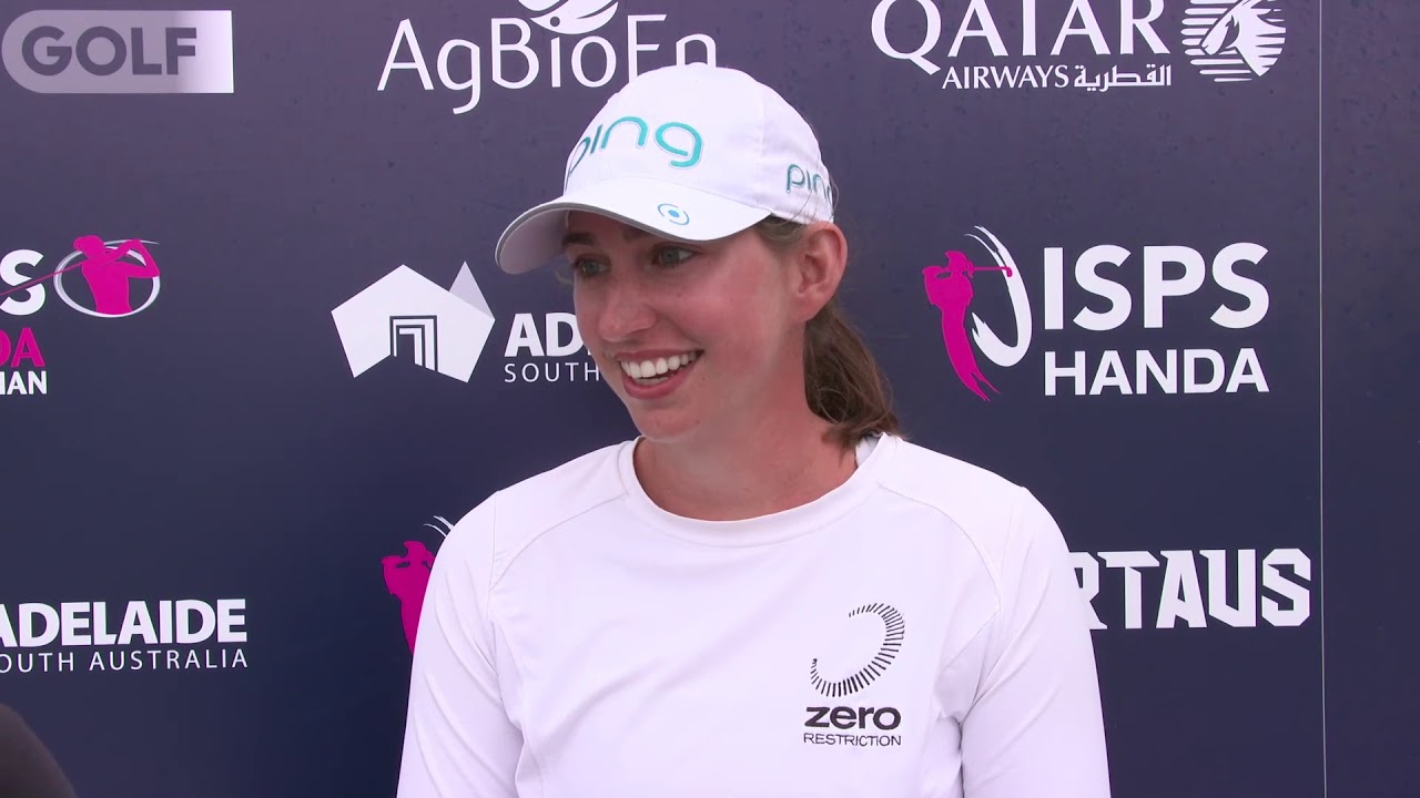 Elizabeth Szokol Round 3 Interview at the 2020 ISPS Handa Women's ...