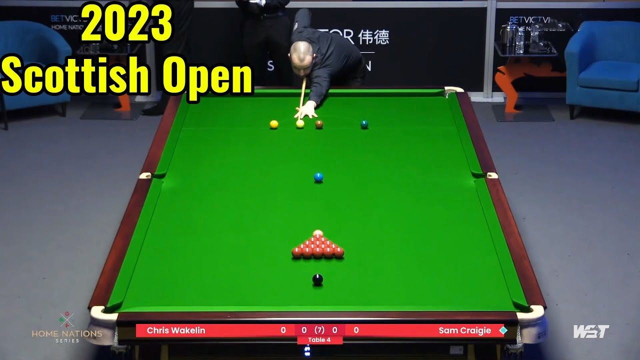 Chris Wakelin vs Sam Craigie Scottish Open 2023 Round 3 Full Match HD ...