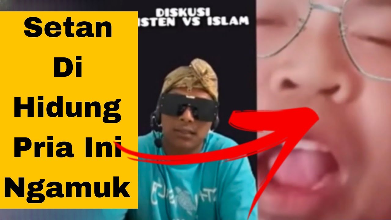 Setan Di Hidung Pria Ini Ngamuk Ke EdisTV - YouTube
