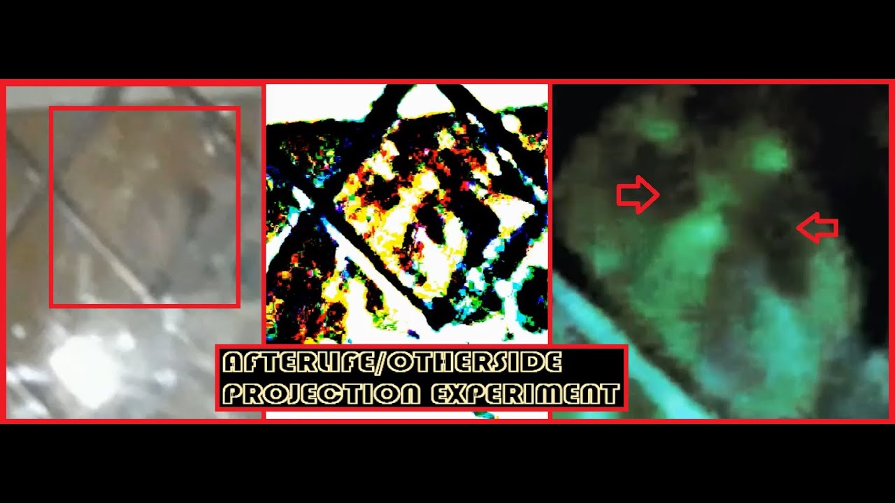 Afterlife/Otherside Invisible to Visible Ghost projection experiment ...